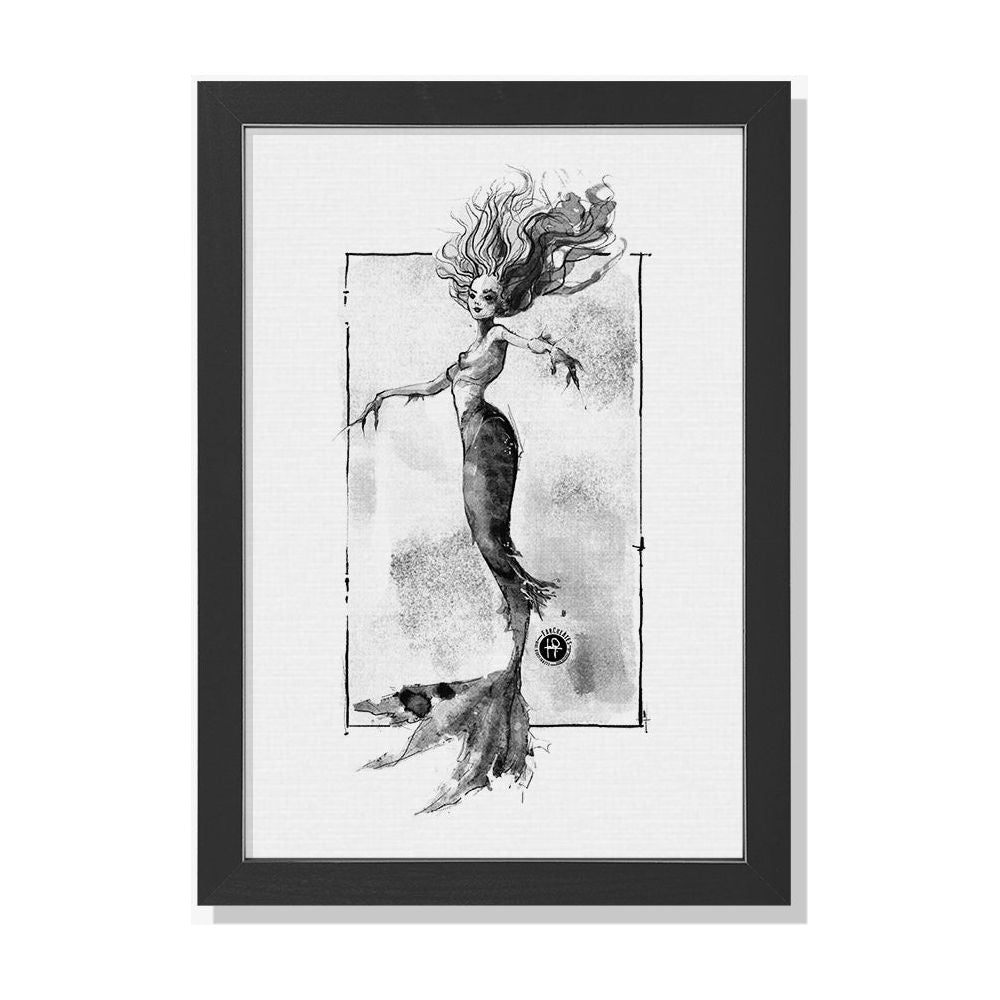 Dancing Mermaid Print Fabcreates