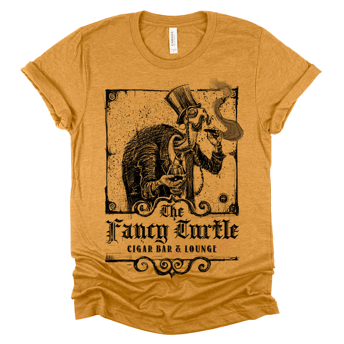 Fancy Turtle Lounge: Sophisticated Leisure T-shirt – FabCreates