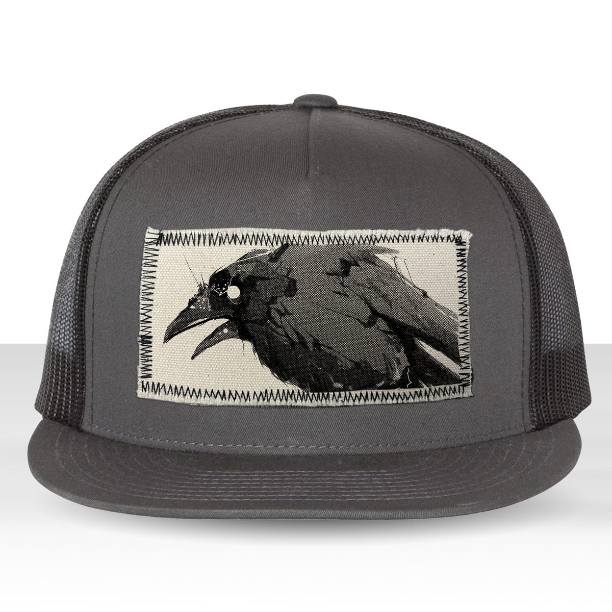 Feisty Crow: Bold and Untamed Trucker Hat – FabCreates
