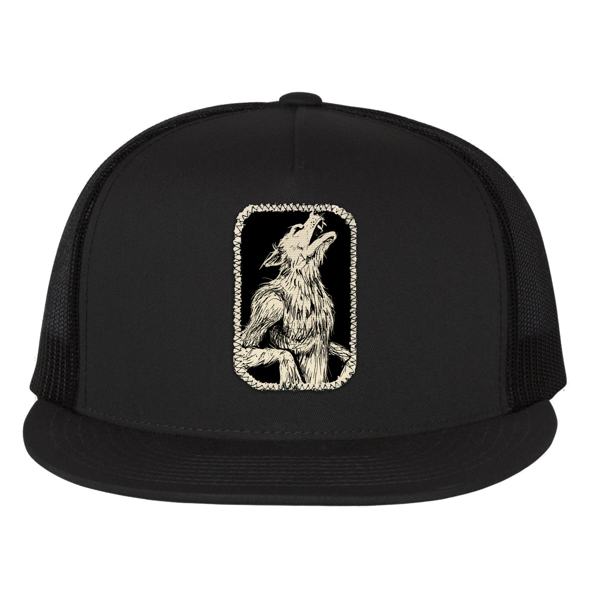 Howling Werewolf: Embrace the Night Trucker Hat – FabCreates