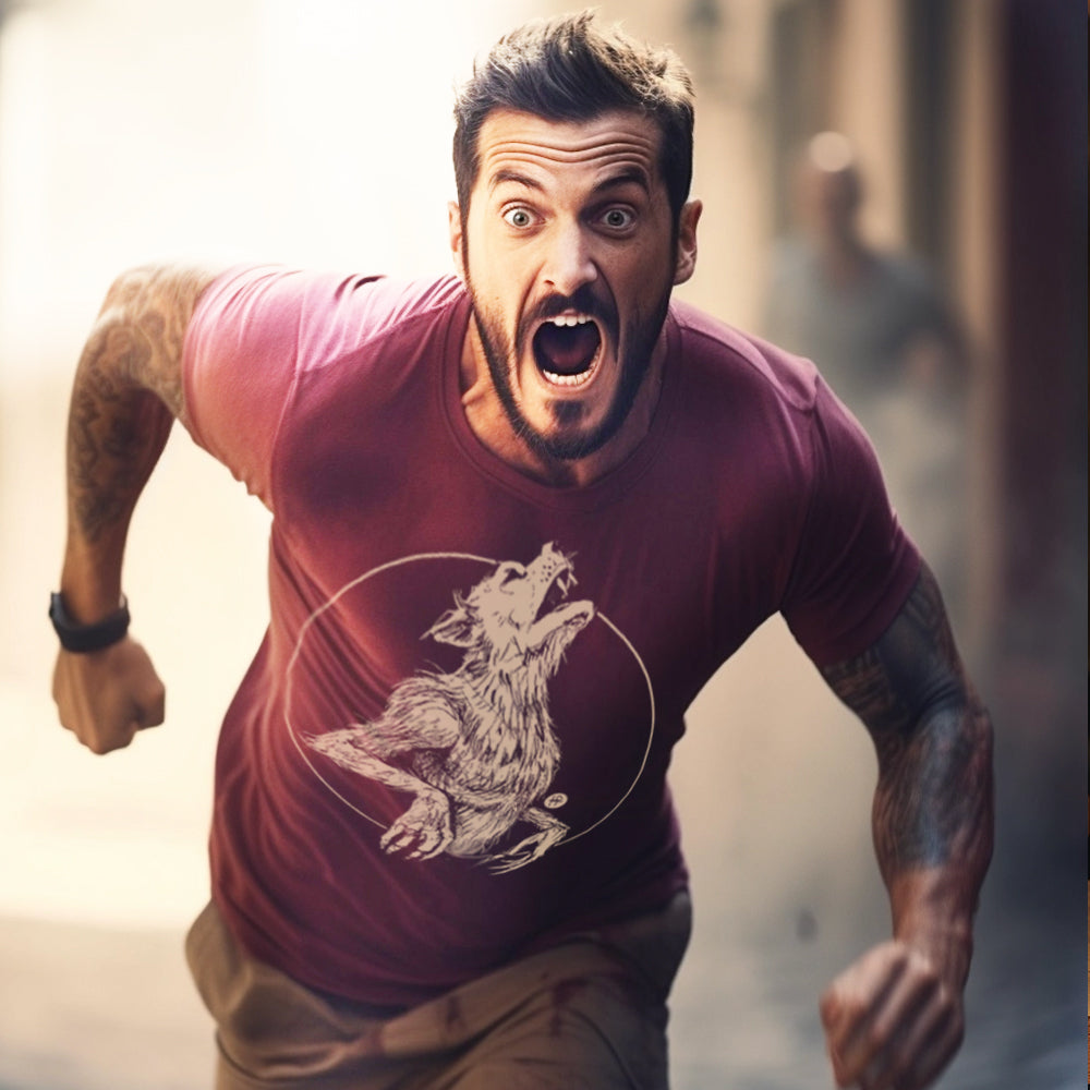 Howling Werewolf: Embrace the Night T-Shirt – FabCreates