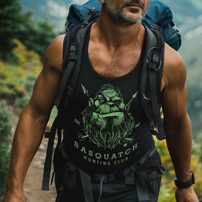 Sasquatch Hunting Club: Join the Hunt Tank Top – FabCreates