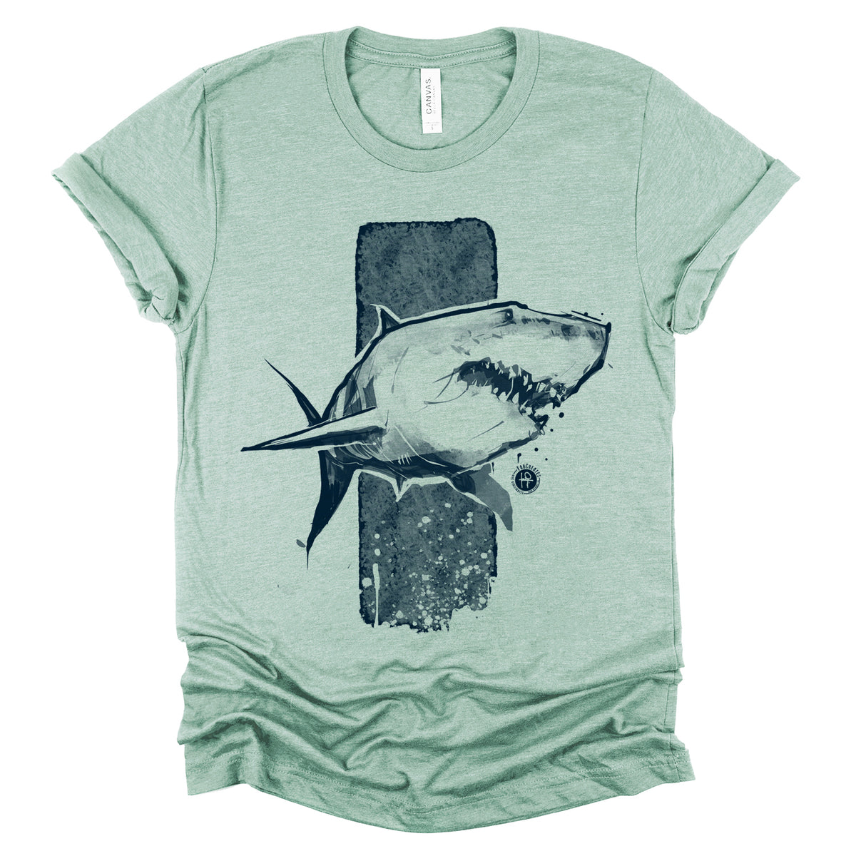 Swimming Shark T-Shirt Artwork | FabCreates