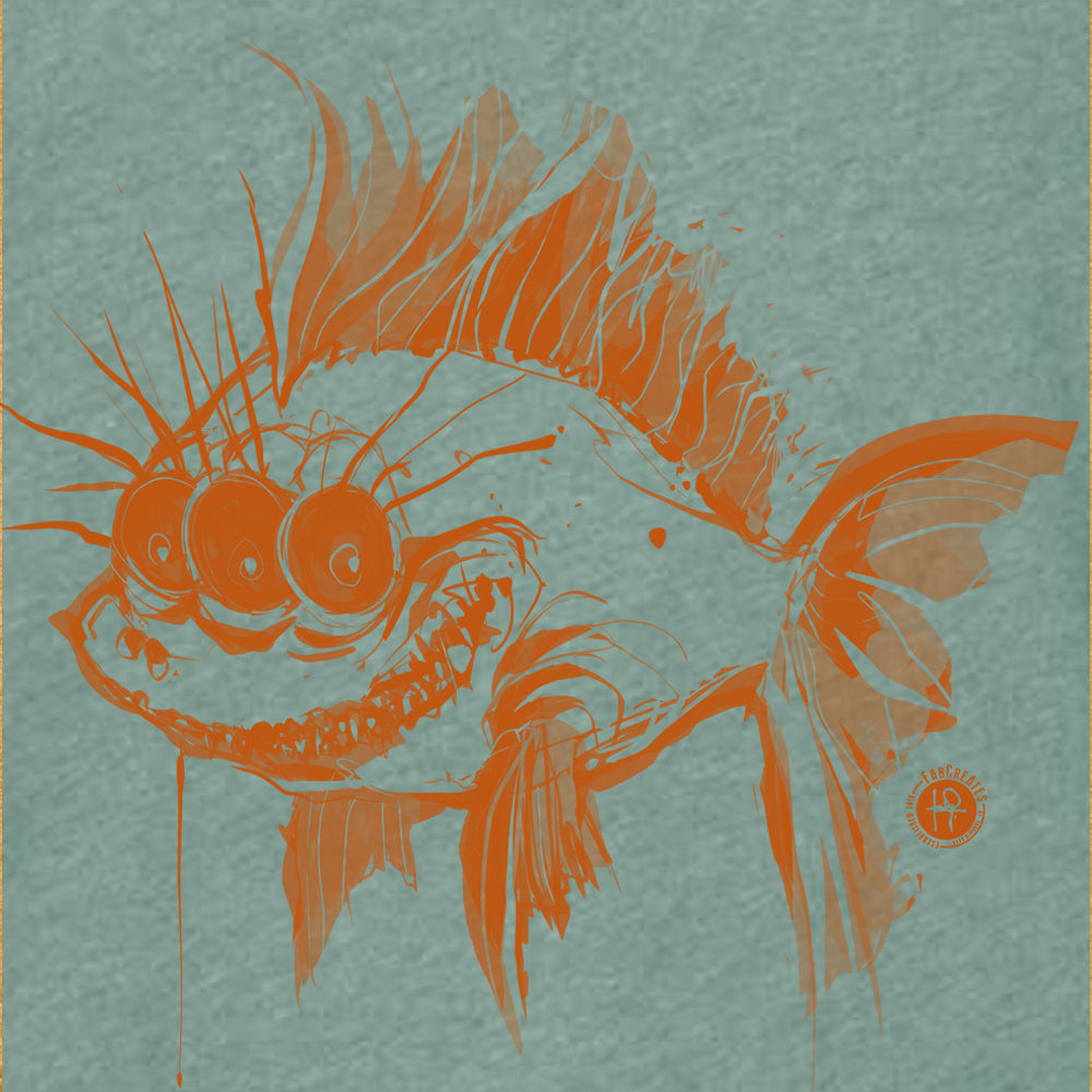 Radioactive Fish: Blinky's Glow T-Shirt – FabCreates