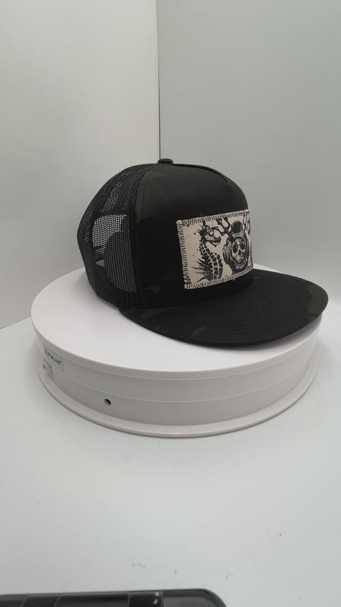 Master Navy Diver: Into the Macabre Depths Trucker Hat – FabCreates